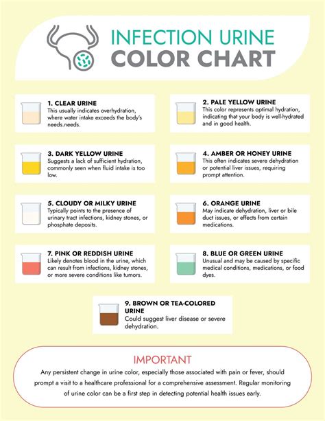 Free Printable Urine Color Charts Wordlayouts