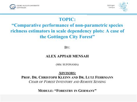 Pdf Comparative Performance Of Non Parametric Species Richness