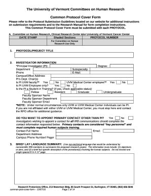 IRB Protocol And Consent ResourcesColumbia Doc Template PdfFiller