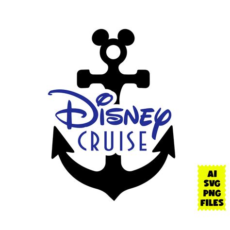 Disney Cruise Svg Mickey Mouse Anchor Svg Anchor Svg Mick Inspire