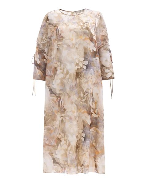 Plus Size Patterned Dress Secilstore