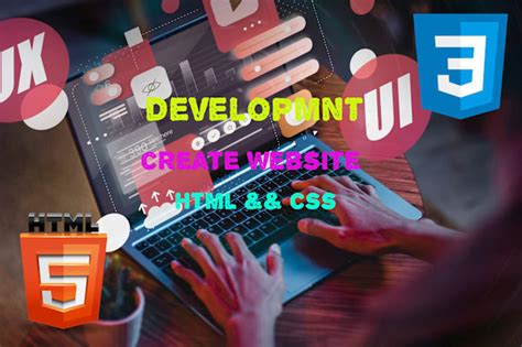 Create Your Web Page Using Html Css And Js By Mohemadjems Fiverr