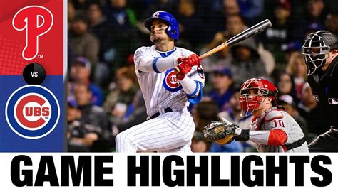 Phillies Vs Cubs Game Highlights 92822 Mlb Highlights Youtube