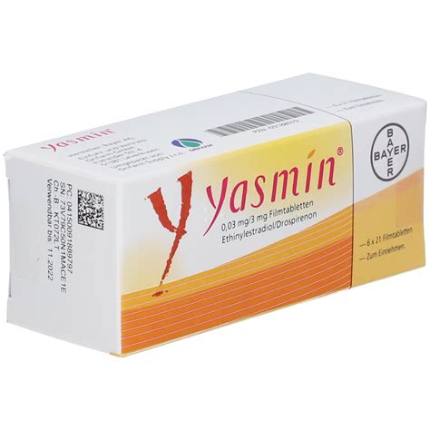 Yasmin 6x21 St mit dem E-Rezept kaufen - Shop Apotheke