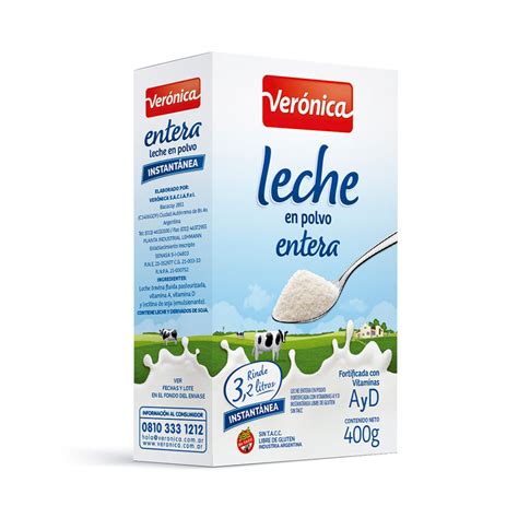 Leche En Polvo Entera Veronica X 400g Vea