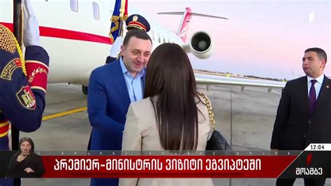 პრემიერ მინისტრის ვიზიტი ეგვიპტეში Youtube