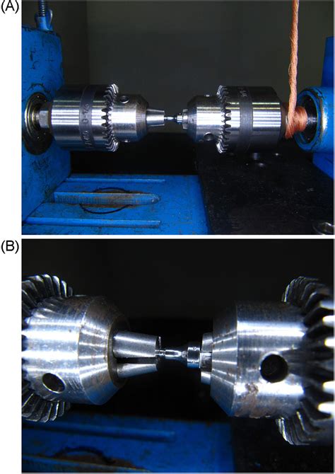 Setup For The Torque Test A Set Up And B Set Up Detail Download Scientific Diagram