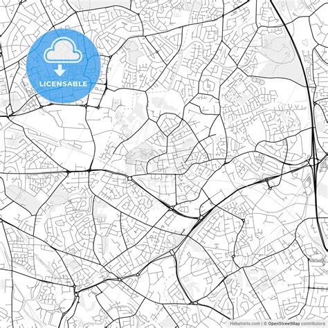 Vector Pdf Map Of Willenhall England Hebstreits