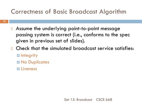 Ppt Csce 668 Distributed Algorithms And Systems Powerpoint