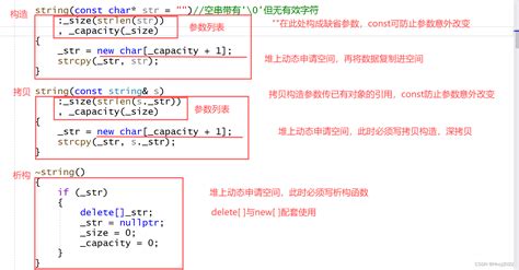 C学习复习10 String模拟实现（类中的函数引用拷贝构造临时变量内存操作函数与字符操作函数const重载运算符写时