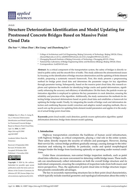 Pdf Structure Deterioration Identification And Model Updating For Prestressed Concrete Bridges