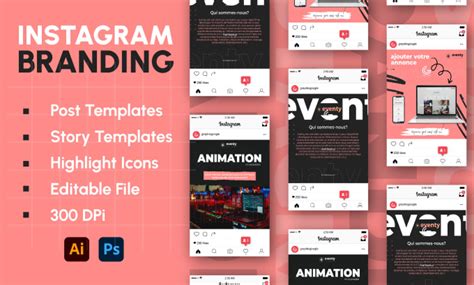 Create Instagram Branding Instagram Template In Adobe Illustrator