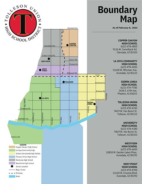 School Districts In Arizona Map Map