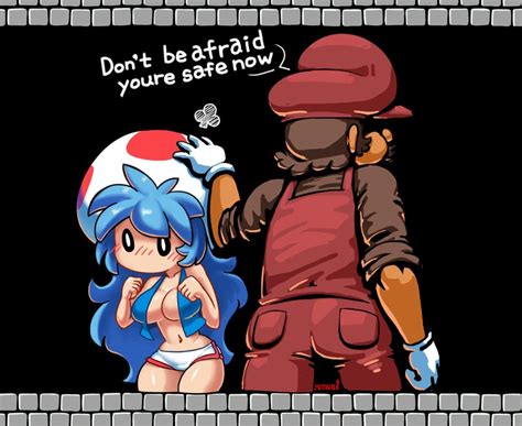 Mario Toad And Red Toad Mario And 1 More Drawn By Minuspal Danbooru
