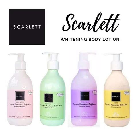 Jual Scarlett Whitening Body Lotion 300 Ml By Felicya Angelista Handbody Pemutih Badan