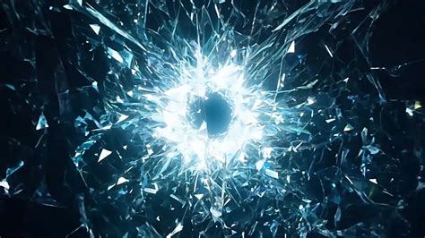 Crystal Explosion Vortex Background For Logo Animation Videos