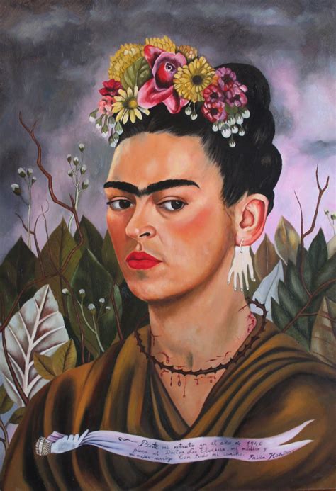 Frida Self Portrait Mexikanische Kunst Kunstwerke Frida Kahlo Gemälde