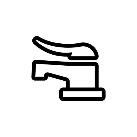 Water Mixer Icon Vector Isolated Contour Symbol Illustration 18818435