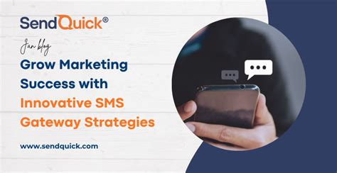 Boost Marketing With SMS Gateway Strategies SendQuick