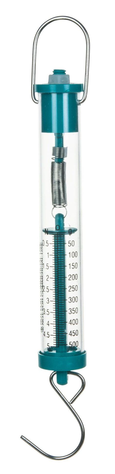 Eisco Labs Acrylic Tubular Spring Scale Dynamometer 5n 500g Capacity Spring Scale Pull