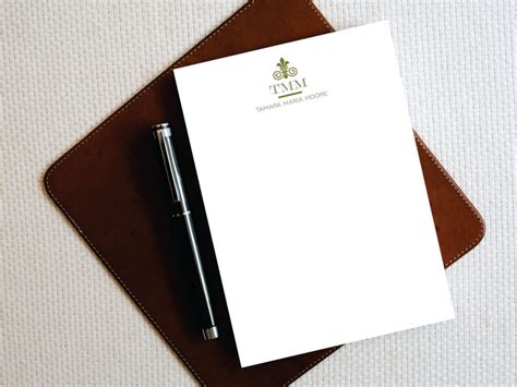 Personalized Notepad Name Initials Personalized Etsy Singapore