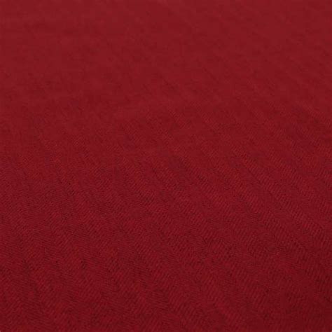 Aldwych Herringbone Red Burgundy Chenille Fabric Made To Measure
