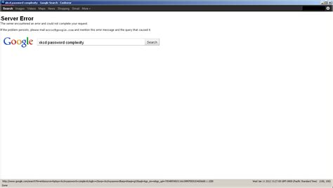 Devlabtech First Google Server Error