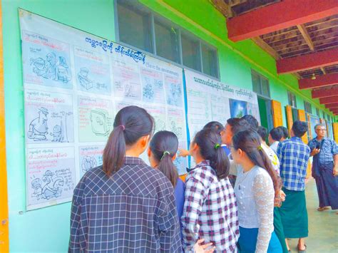 လိပ်သိုမြို့ အခြေခံပညာအထက်တန်းကျောင်း၌ စာဖတ်ရှိန်မြှင့်တင်ရေး အသိပညာပေး