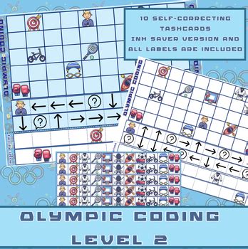 OLYMPIC CODING LEVEL By Once Upon Coding TPT