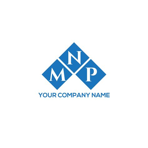 Mnp Letter Logo Design On White Background Mnp Creative Initials