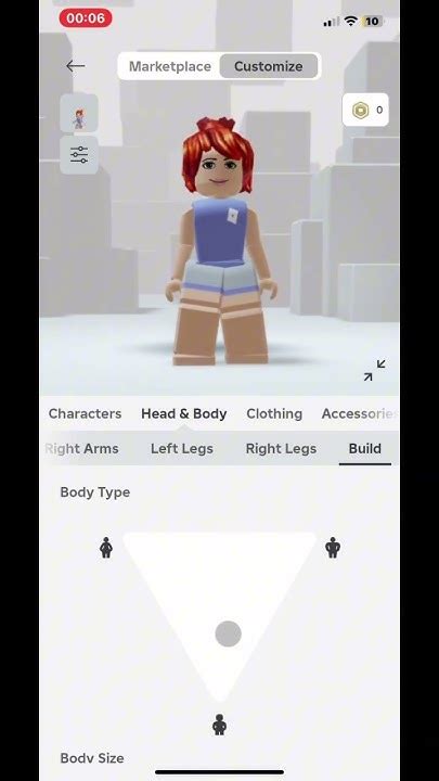 Тутор на идеальное тело в Roblox Youtube