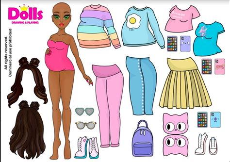 Barbie Barbie Para Vestir Ropa De Papel Muñecas De Papel De Barbie