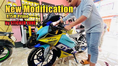 My R15M Prime best modification || New bike graphics - YouTube