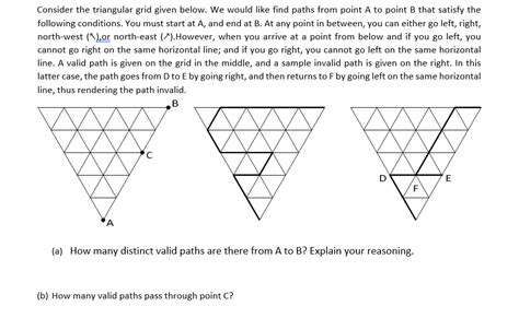 Solved Consider The Triangular Grid Given Below We Would Chegg