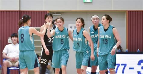 박신자컵 가드진 폭발 Keb하나 Kdb생명 꺾고 우승 확정