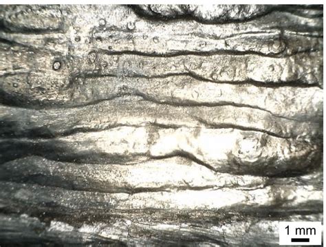 Side Surface Of The Thin Wall Structures With 31 Layers Fabricated For Download Scientific