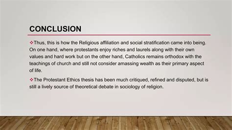 Religious Affiliations And Social Stratification Pptx Christianity