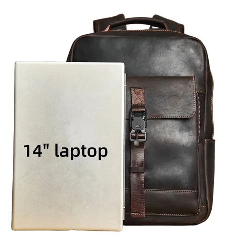 Leather Retro Backpack Au