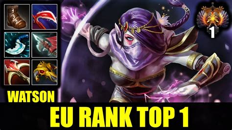 12K MMR TOP 1 RANK EU Watson Templar Assassin Dota 2 Pro Game