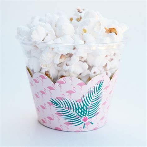 Luau Hawaiian Theme Flamingo Party Supplies Pineapple Cupcake