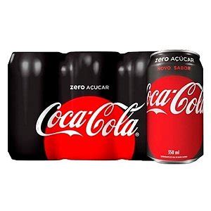 Coca Cola Sem Açúcar 200ml Un SM Embalagens Descartáveis
