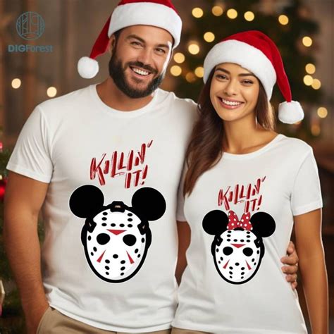 Disney Killin It Mickey And Minnie Png Jason Voorhees Shirt Mickey