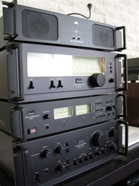 Vintage Sansui Rack Mounts With Handles Indicated According To