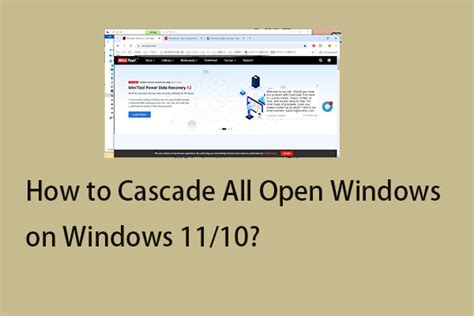 Guide How To Cascade All Open Windows On Windows
