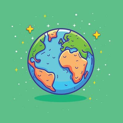 Planeta Tierra Animado Vectores Iconos Gráficos y Fondos para Descargar Gratis