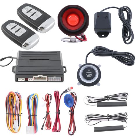433 92MHZ Car Alarm Kit Passive Keyless Entry Auto Turn On Off
