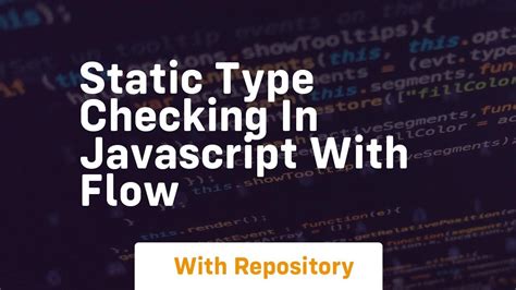 Static Type Checking In Javascript With Flow Youtube