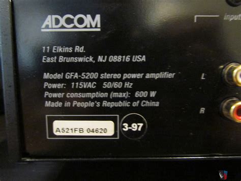 Adcom Gfa 5200 Photo 810429 Uk Audio Mart Adcom Gfa 5200 Photo 810429 Uk Audio Mart