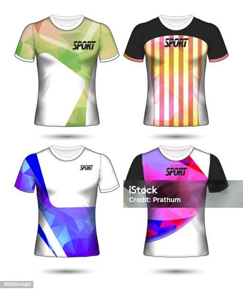 축구 또는 축구 저지 서식 파일 T셔츠 스타일 디자인 당신의 축구 클럽 벡터 일러스트 레이 션의 설정 Championship에 대한 스톡 벡터 아트 및 기타 이미지 Istock