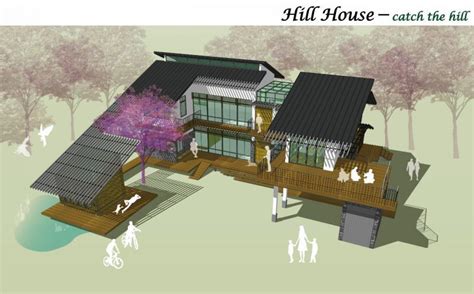 上滕建築─參考圖樣系列二／陽光農舍hill House，2011 欣建築 欣傳媒建築設計頻道 House On A Hill